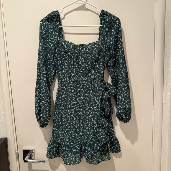 J.ING | Dresses | Forest Green Mini Dress Jing | Poshmark